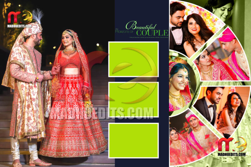 16x24 Wedding Album PSD Templates - MadhuEdits