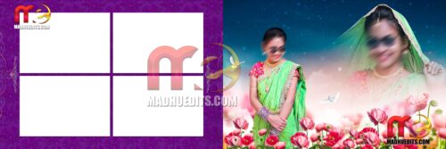 Saree Ceremony Album PSD Templates-2Volumes - MadhuEdits