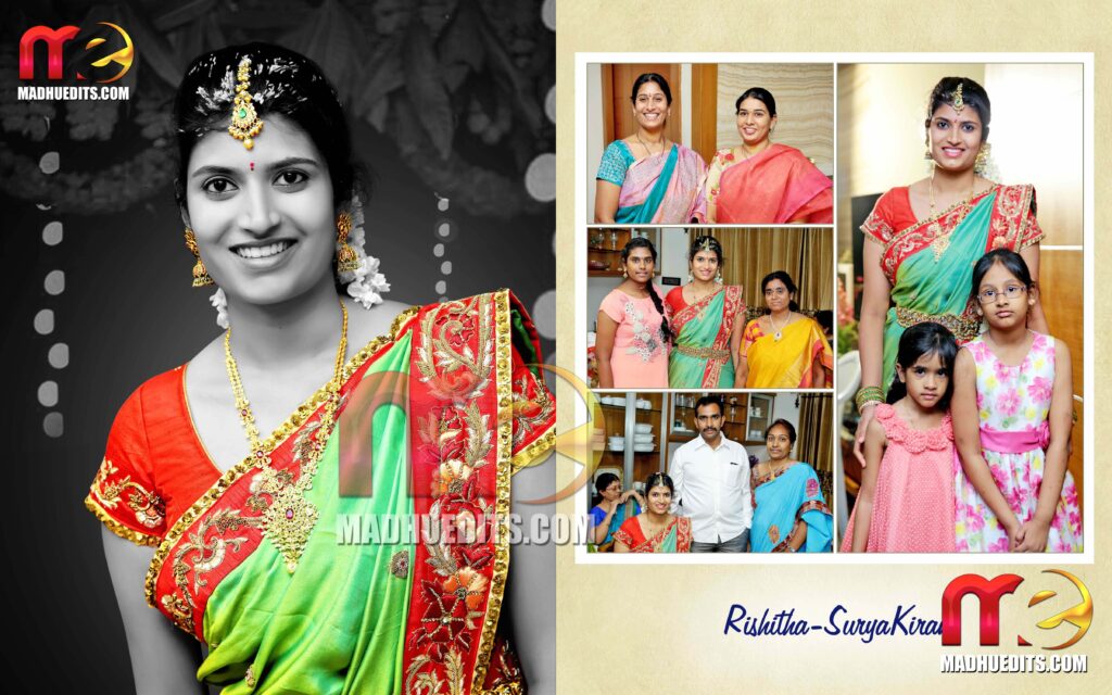 TRADITIONAL ENGAGEMENT ALBUM PSD TEMPLATES - MadhuEdits