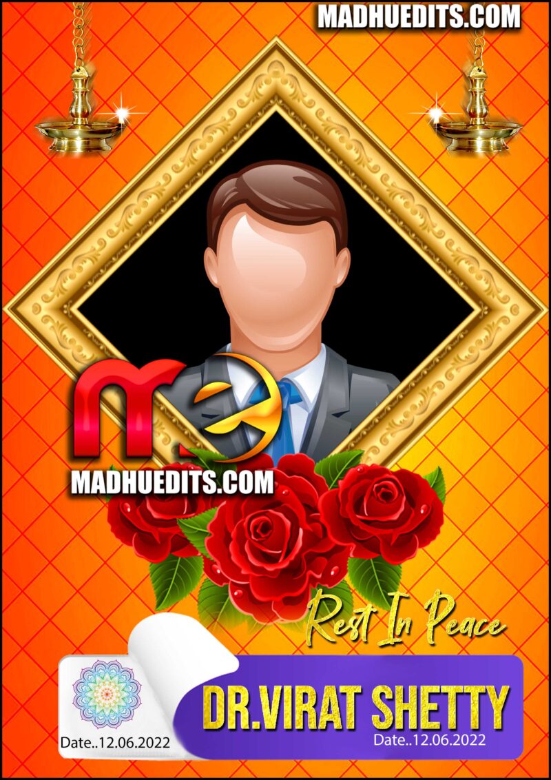 DEATH/FUNERAL FRAMES - TRENDING QUALITY PSD PACKAGE - MadhuEdits