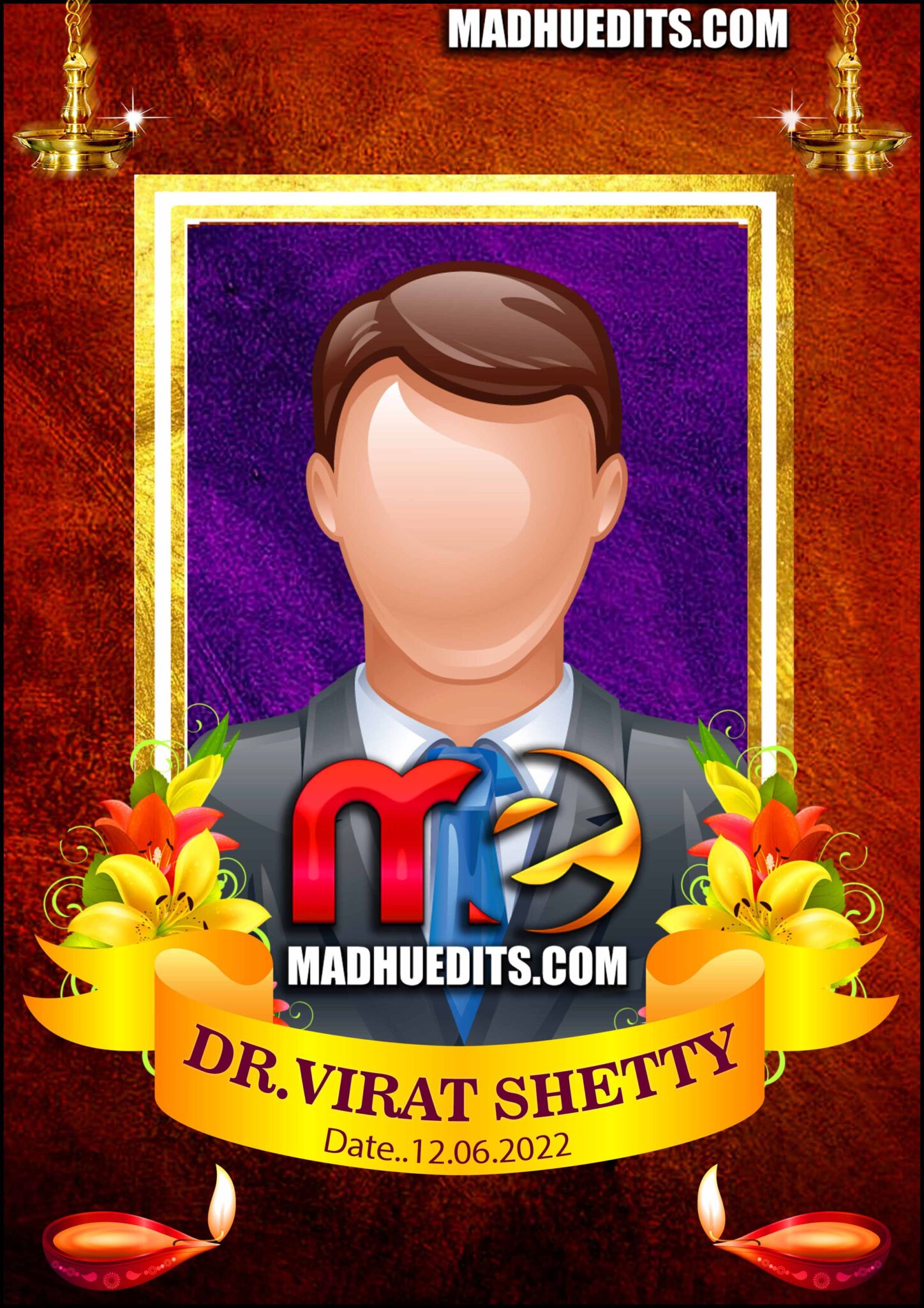 DEATH/FUNERAL FRAMES - TRENDING QUALITY PSD PACKAGE - MadhuEdits