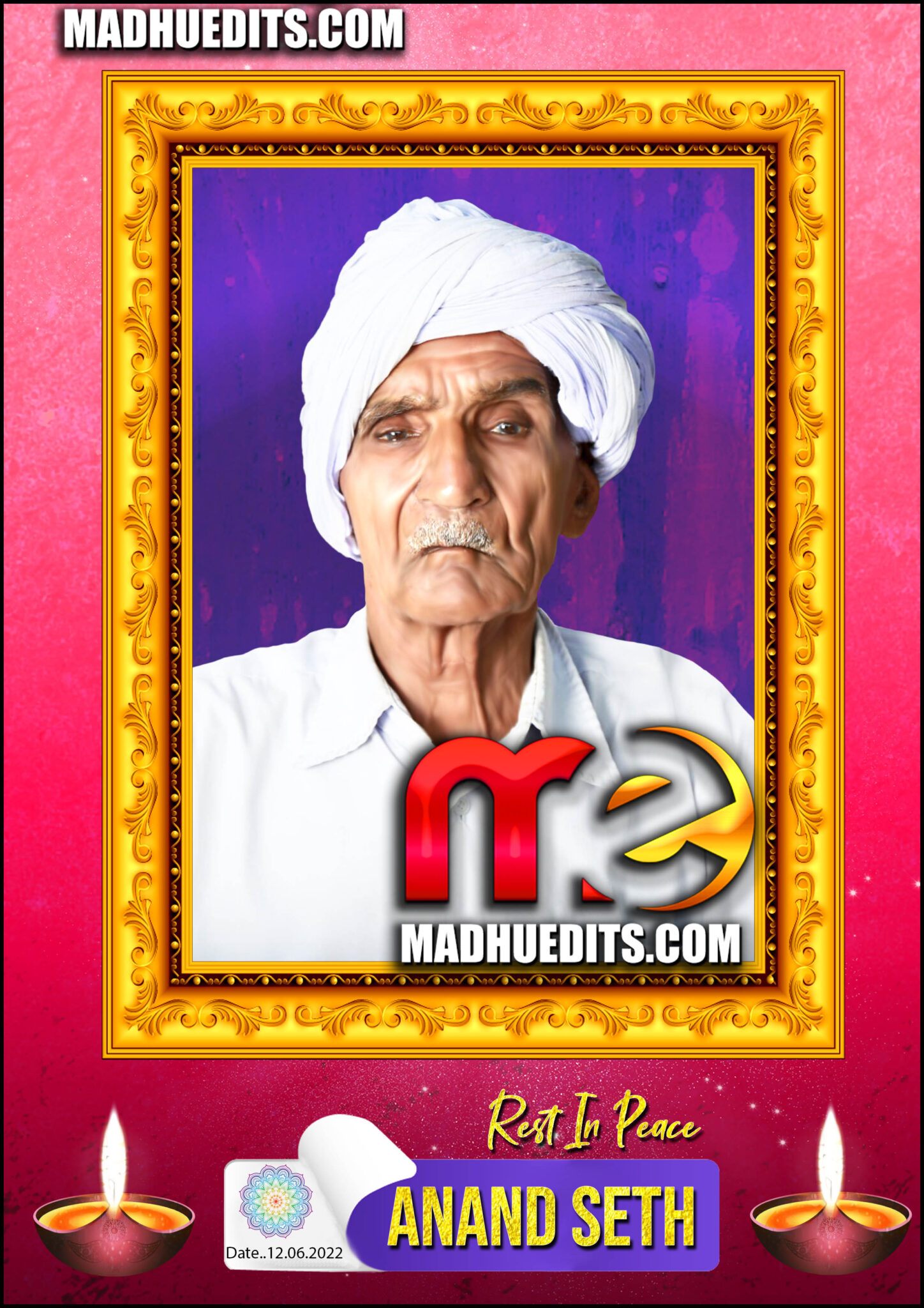 DEATH/FUNERAL FRAMES - TRENDING QUALITY PSD PACKAGE - MadhuEdits