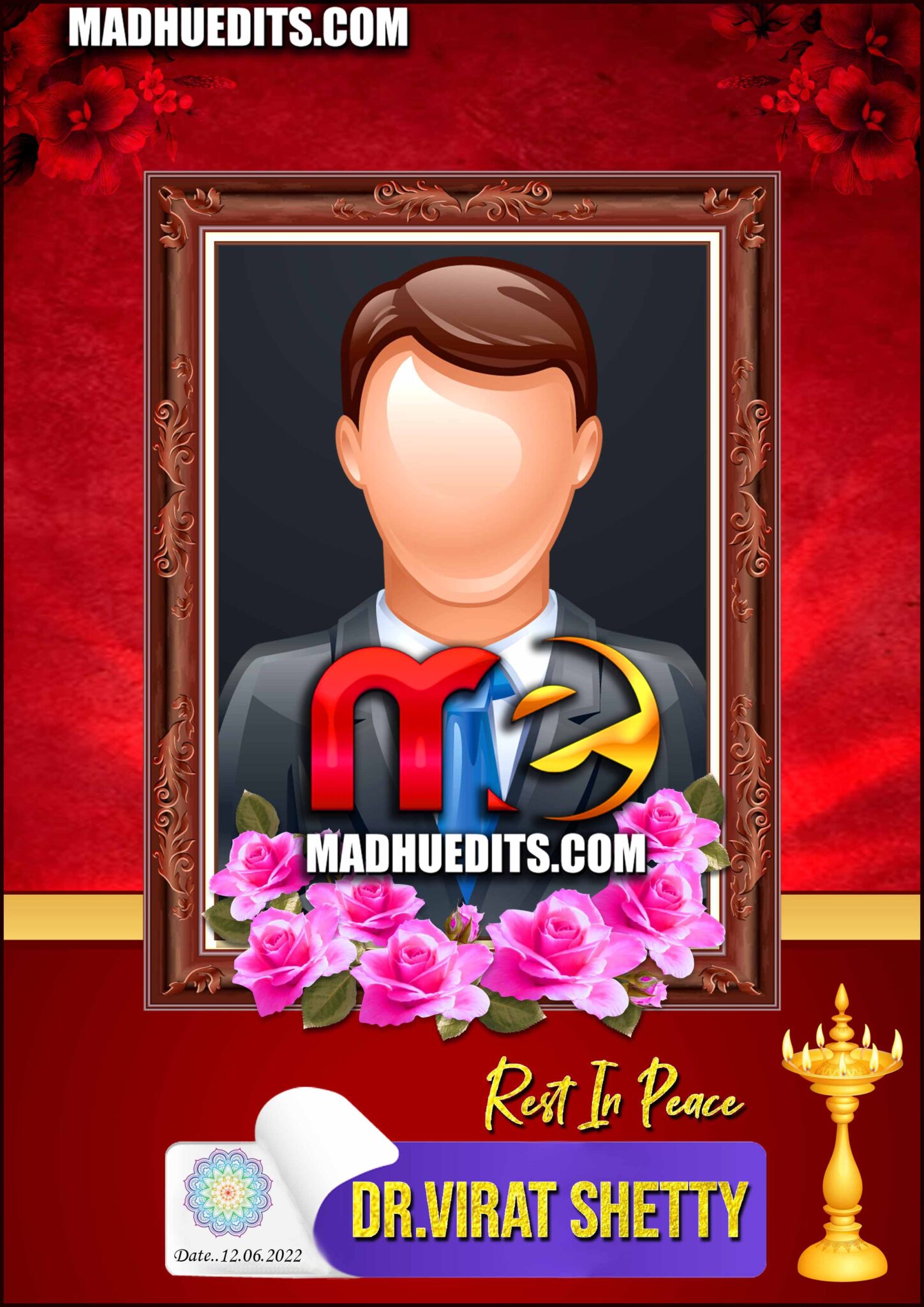 DEATH/FUNERAL FRAMES - TRENDING QUALITY PSD PACKAGE - MadhuEdits