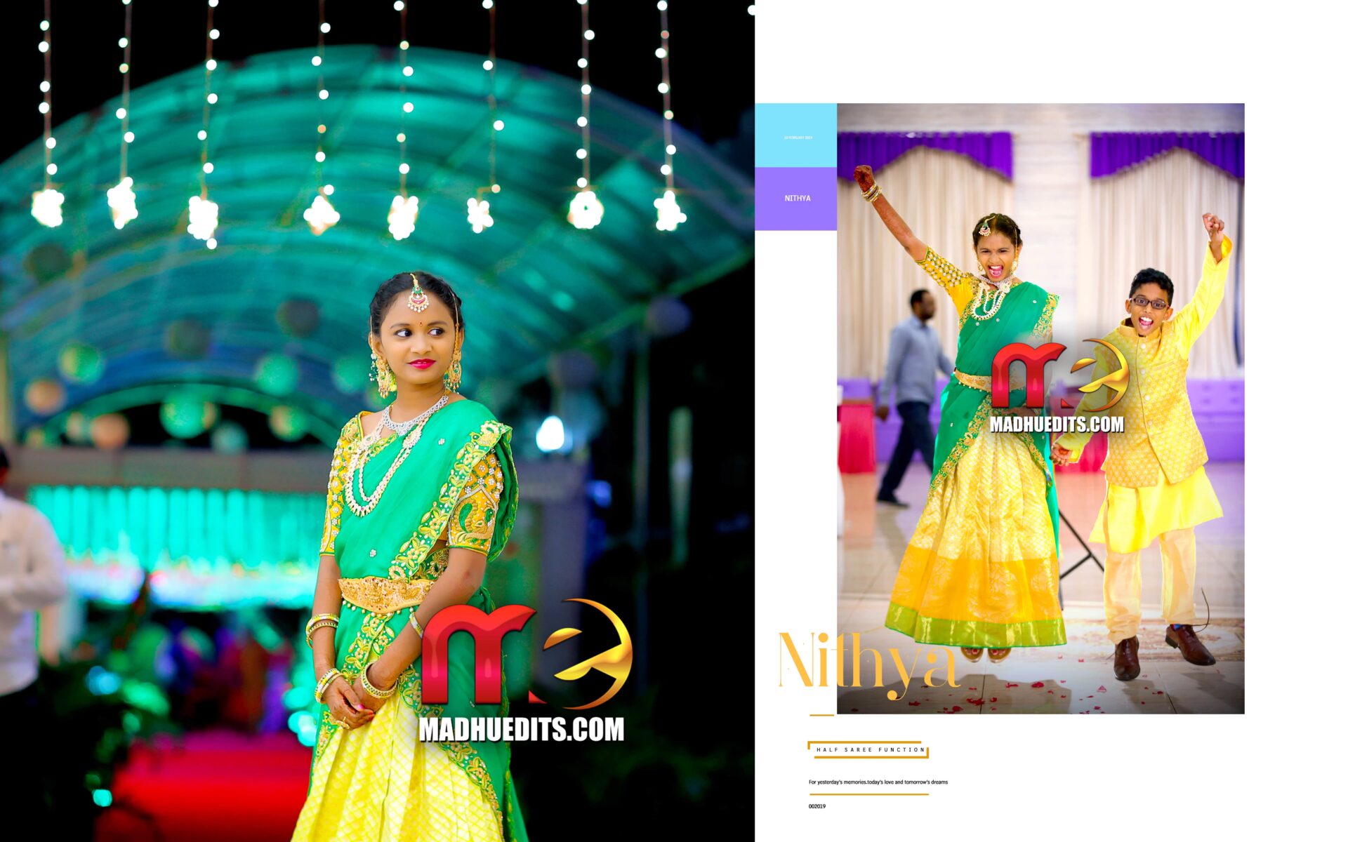 250+ SAREE CEREMONY - ALBUM PSD TEMPLATES - MadhuEdits