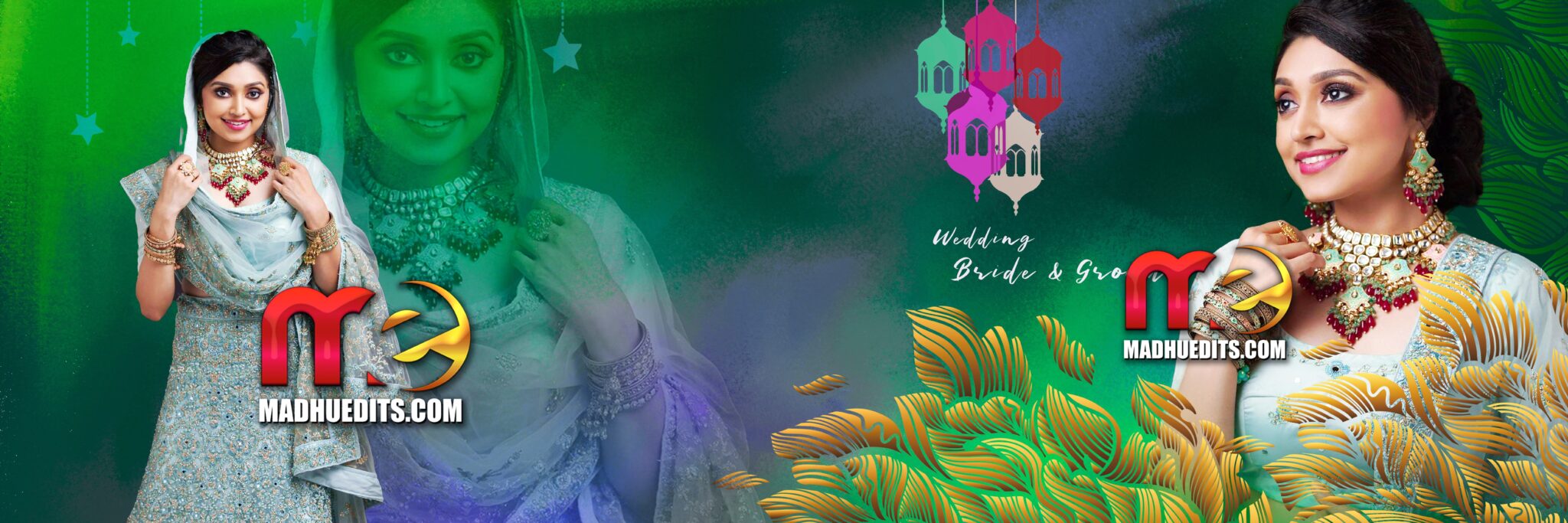 NIKAH - MUSLIM WEDDING ALBUM PSD TEMPLATES - MadhuEdits