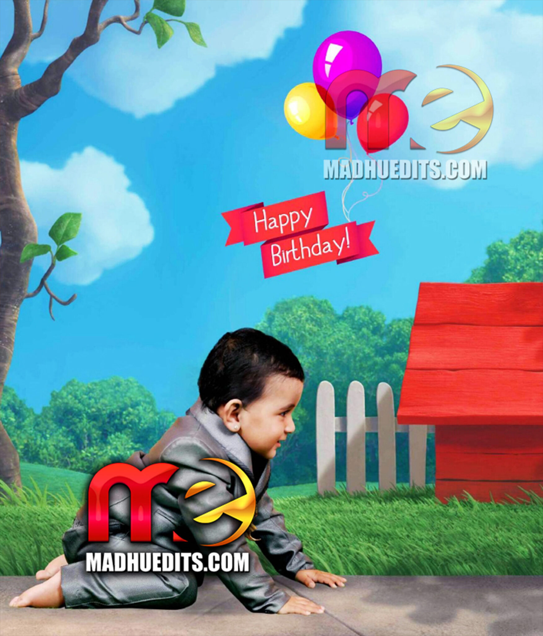 15x24 Birthday Album PSD Templates - MadhuEdits