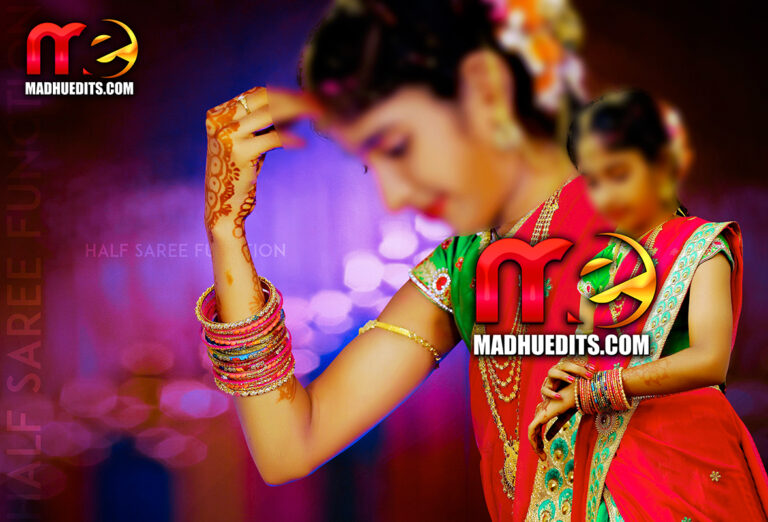 Half Saree Function- Latest PSD Templates - MadhuEdits