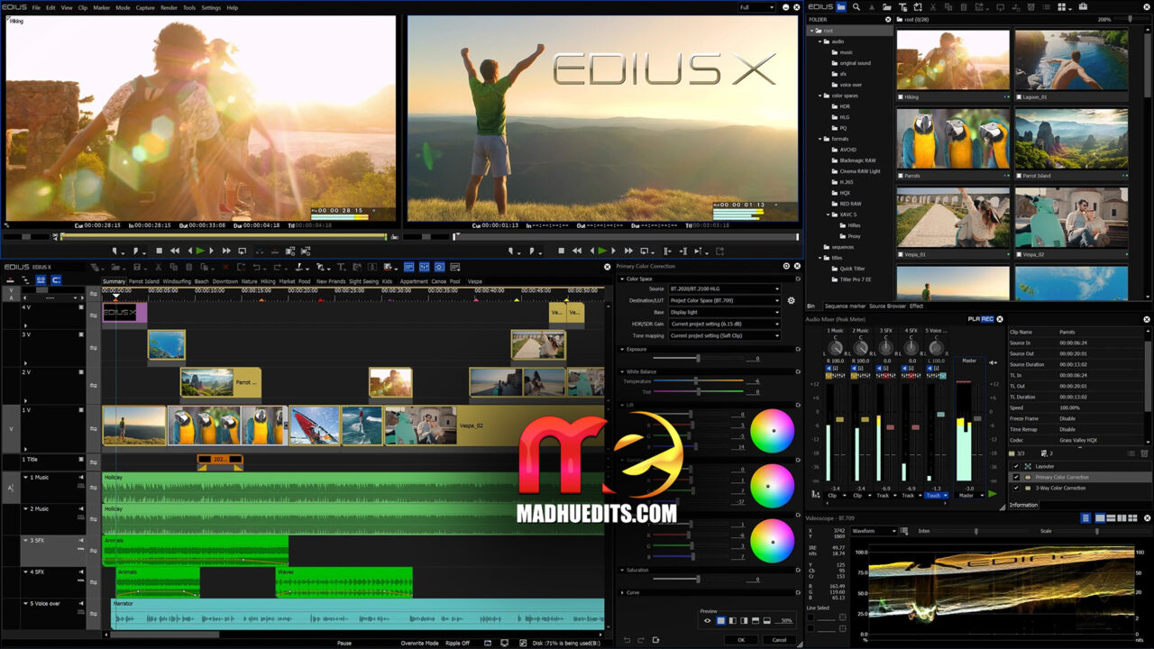 EDIUS X PRO - No.1 Video Editing Software Lifetime - MadhuEdits
