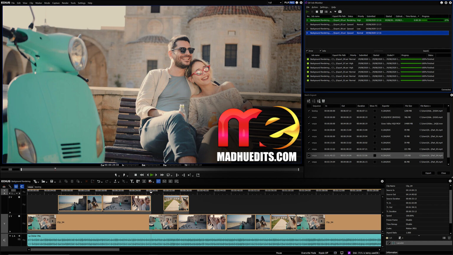 EDIUS X PRO - No.1 Video Editing Software Lifetime - MadhuEdits