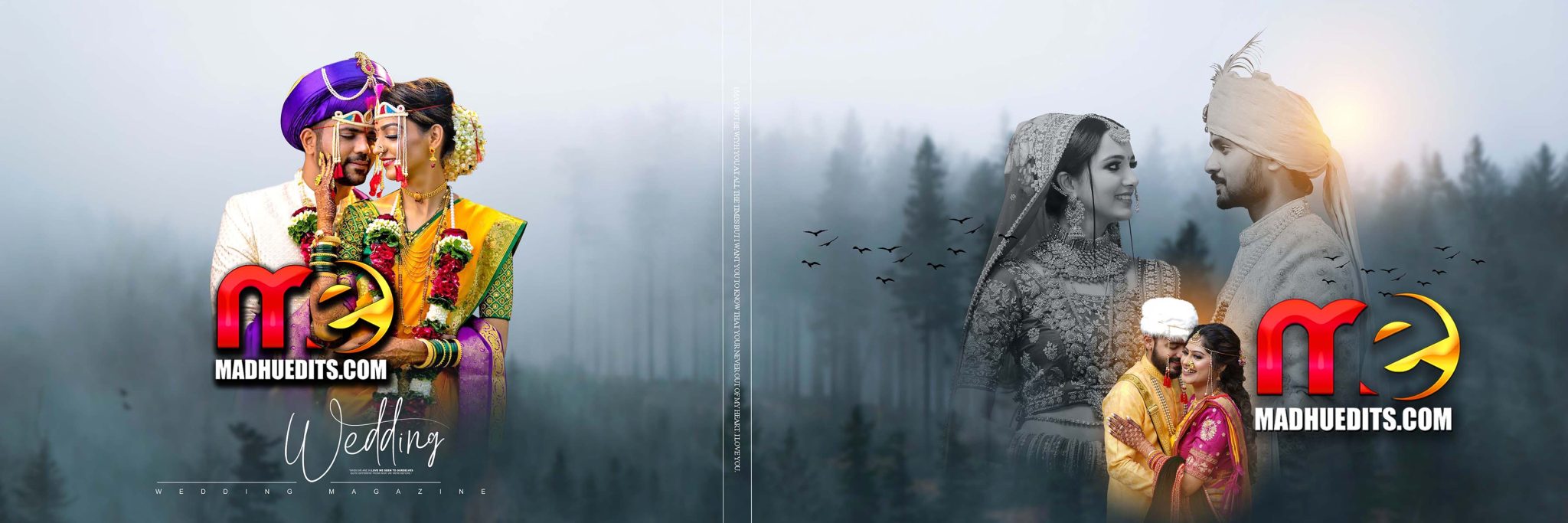 Creative 12x36 Album Design PSD Templates - MadhuEdits