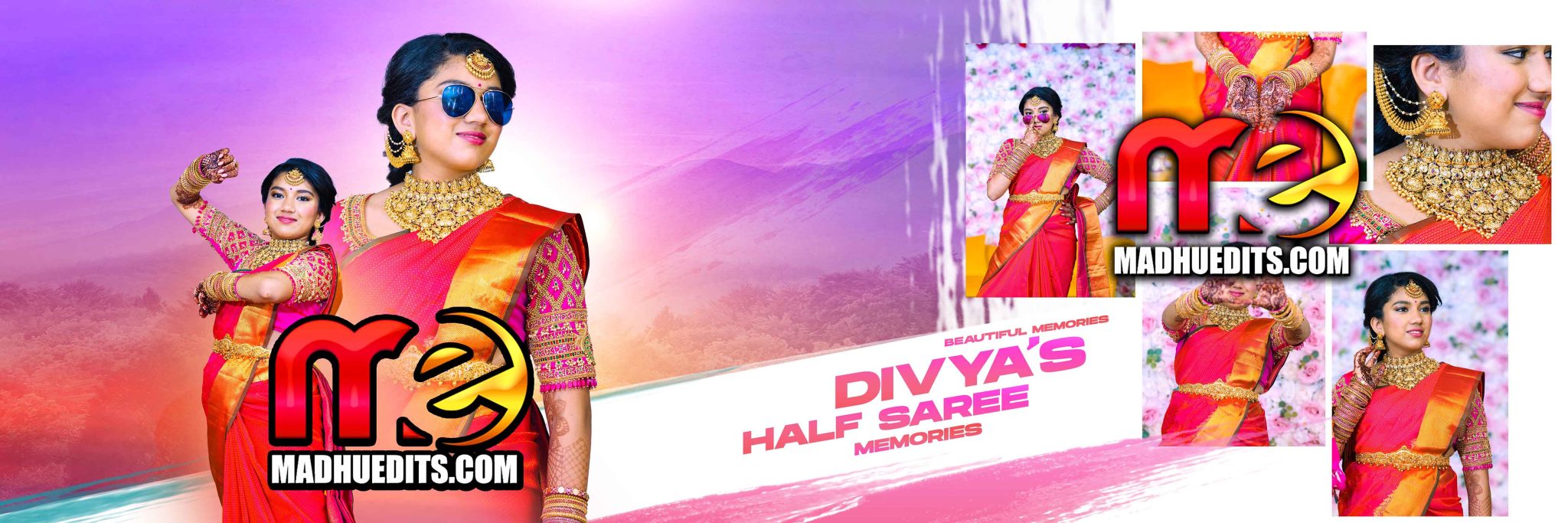 12X36 TRADITIONAL HALF SAREE ALBUM DESIGN PSDS - MadhuEdits