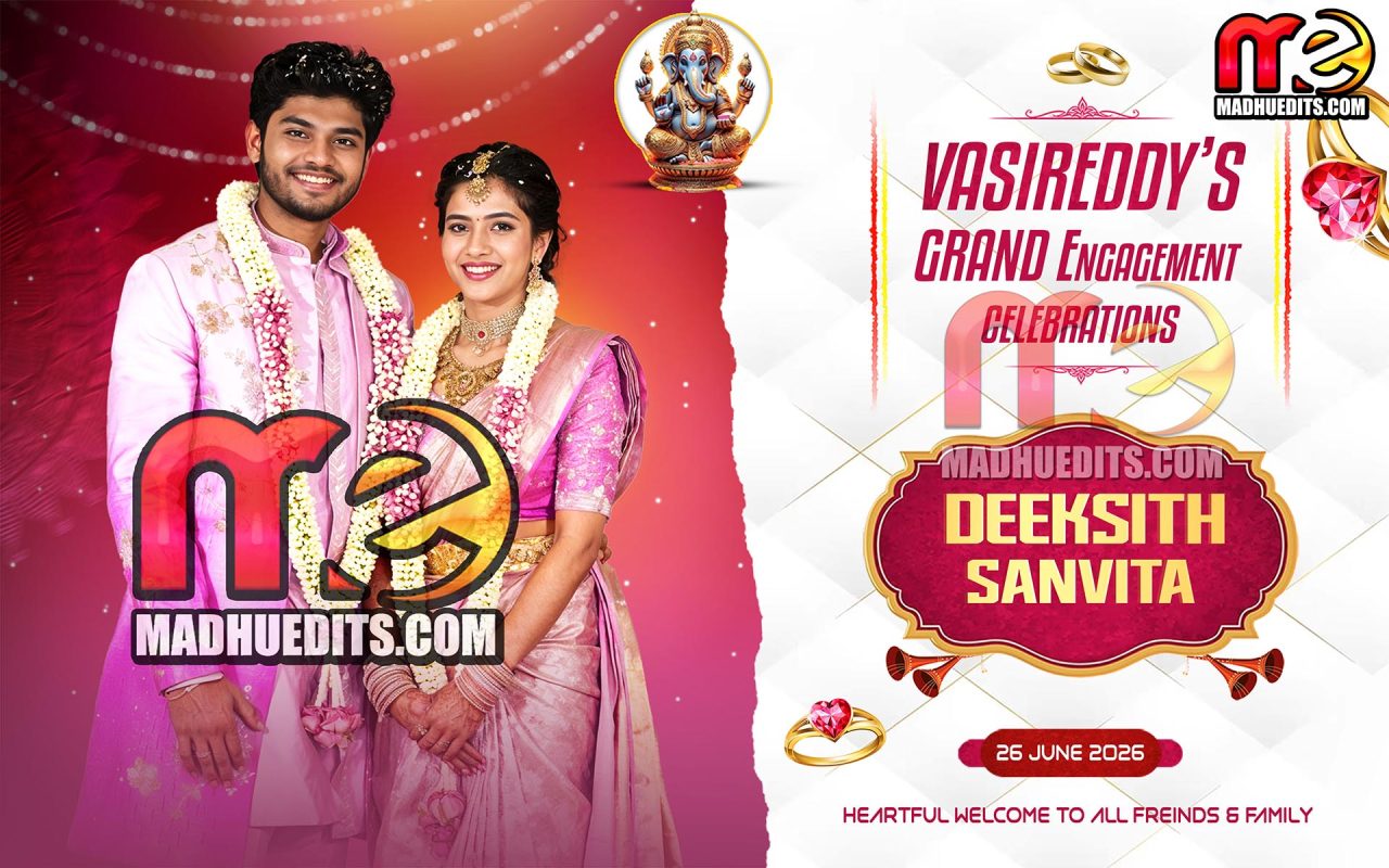 Wedding Flex Banner PSD Designs-PREMIUM 2025 - MadhuEdits