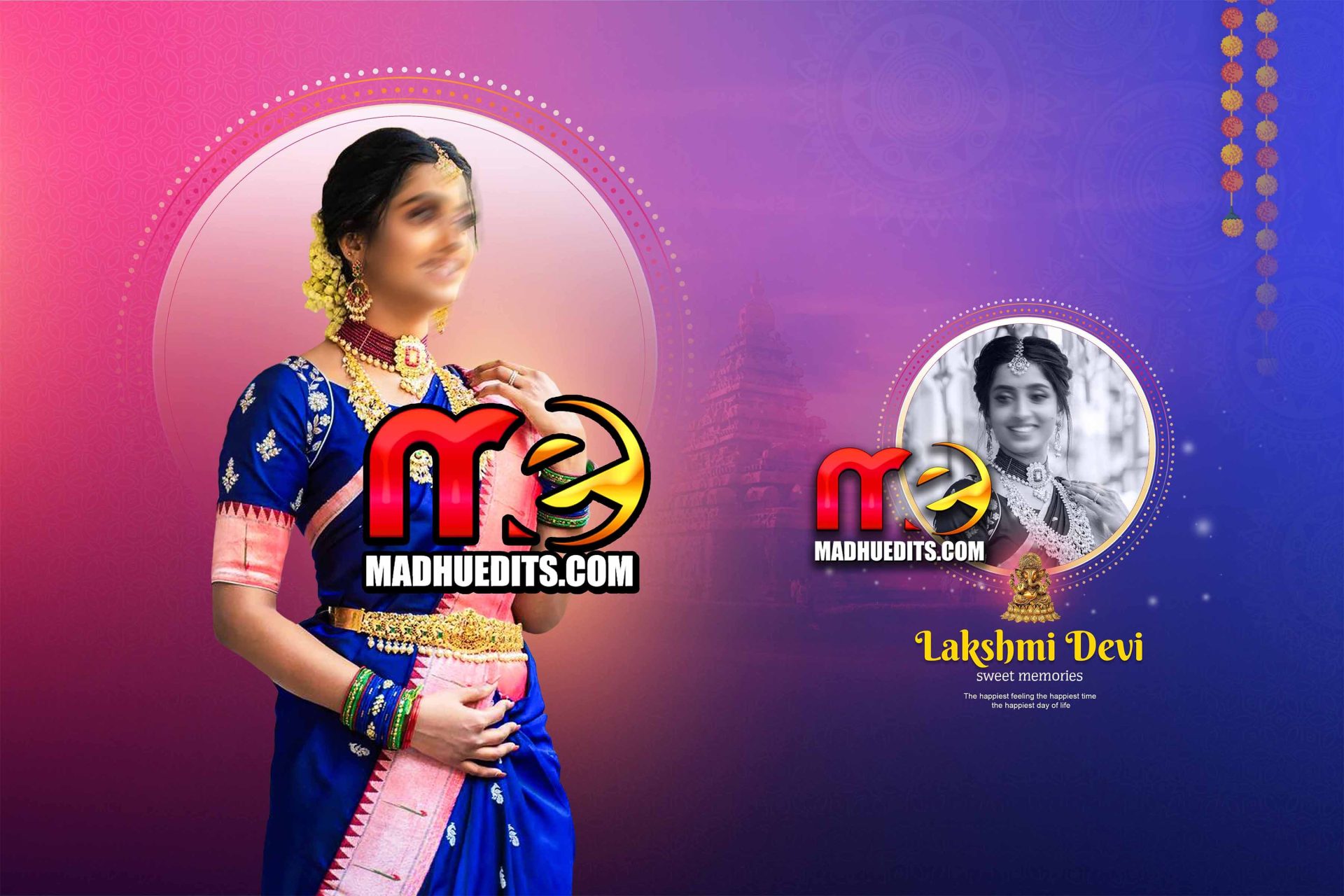 12X36 Traditional Wedding Album PSD Designs - MadhuEdits