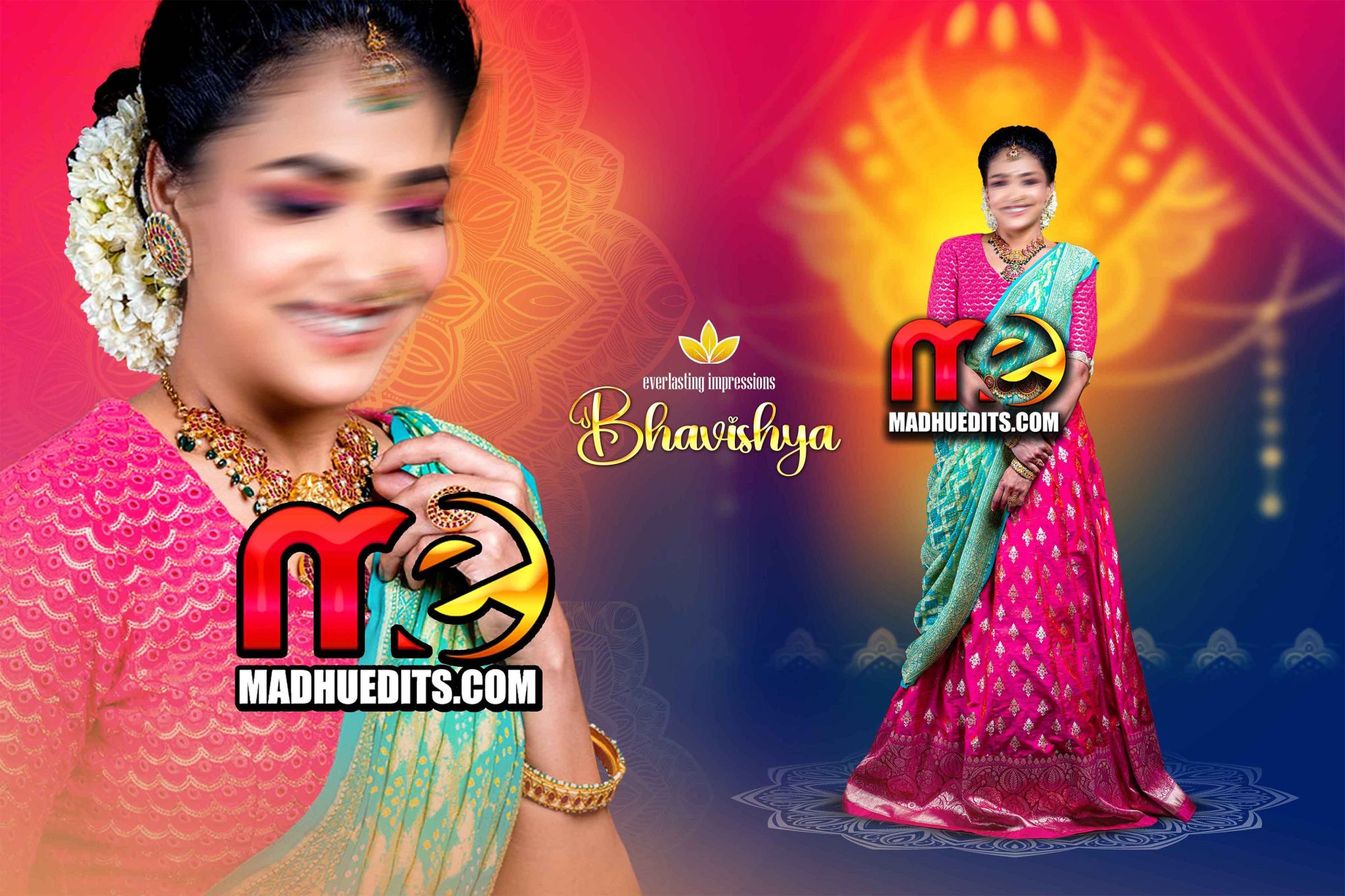 12X36 Traditional Wedding Album PSD Designs - MadhuEdits