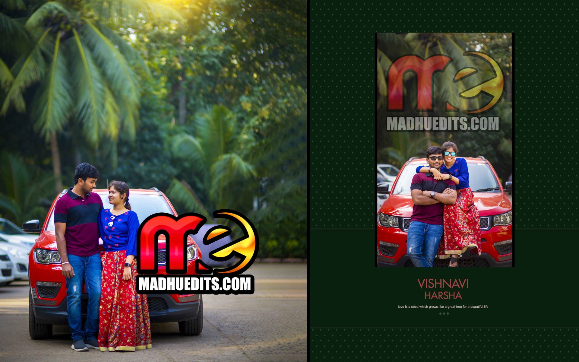 15x24 Pre Wedding Album PSD - MadhuEdits