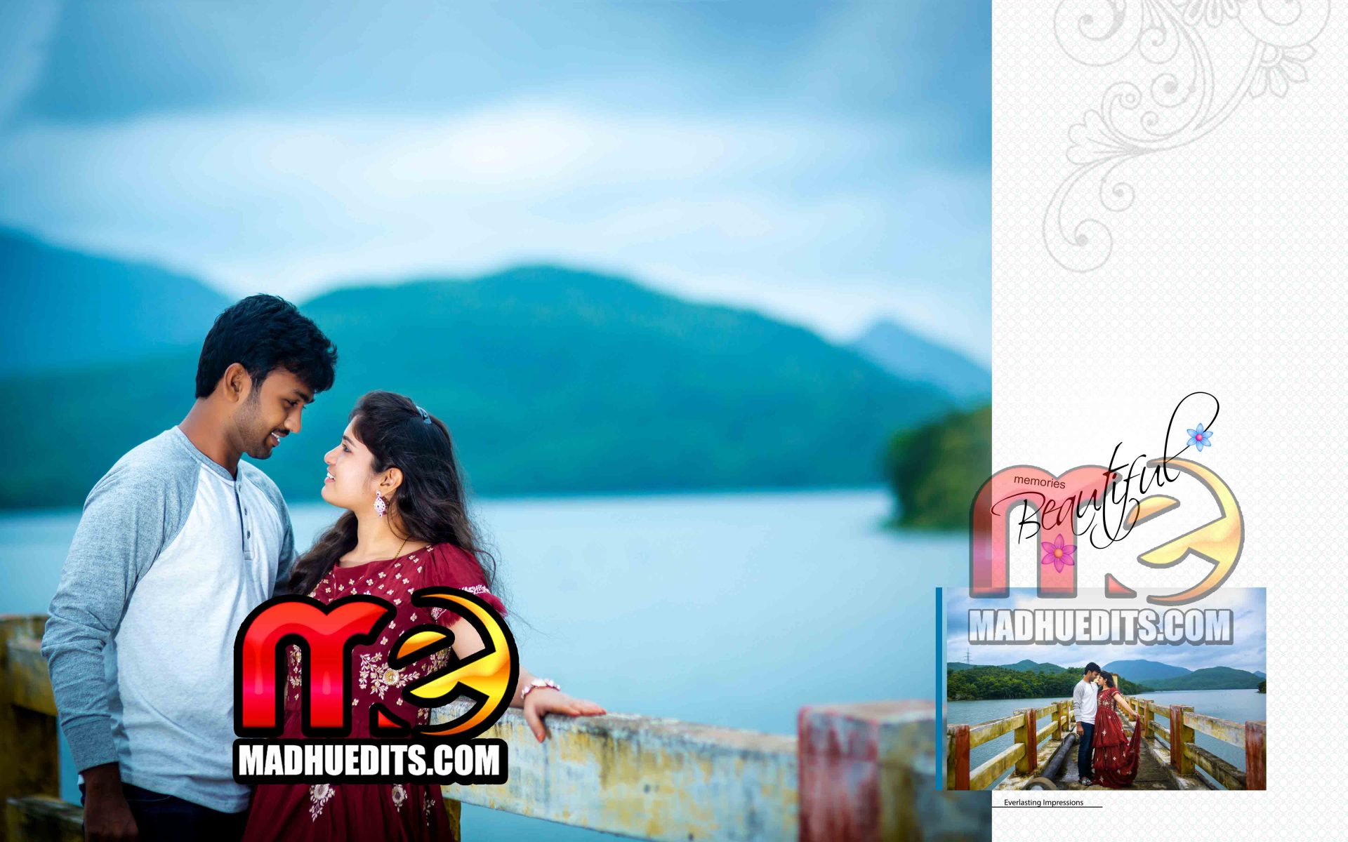15x24 Pre Wedding Album PSD - MadhuEdits