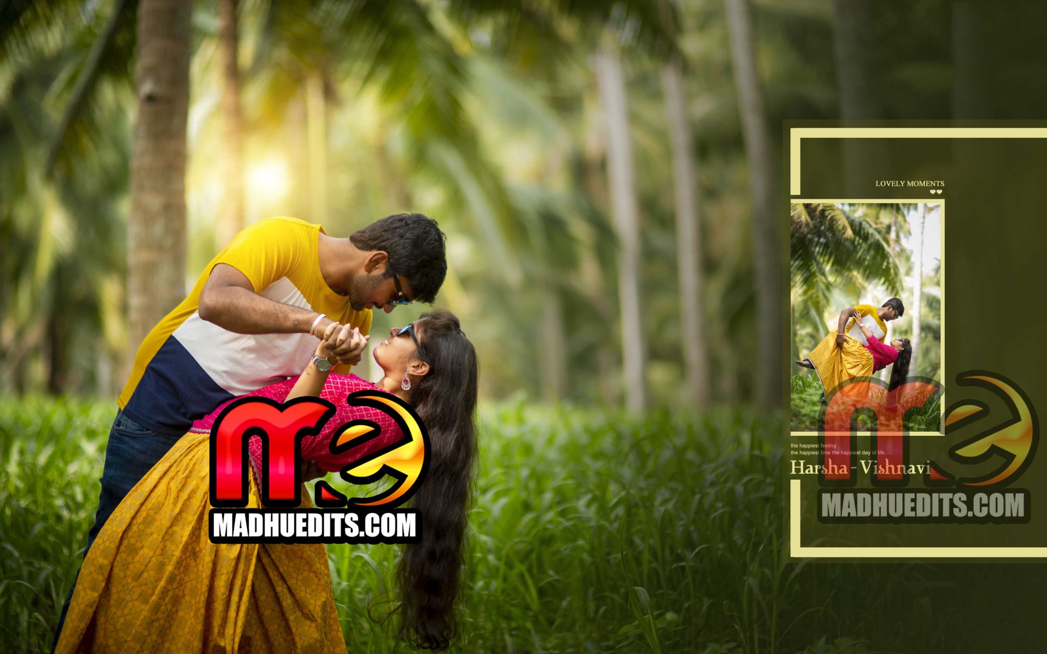 15x24 Pre Wedding Album PSD - MadhuEdits