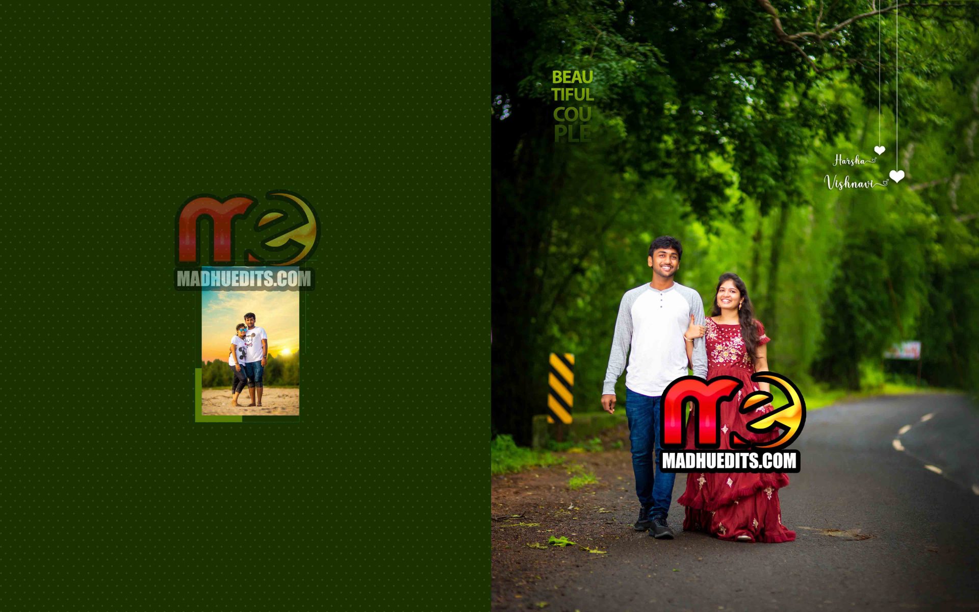 15x24 Pre Wedding Album PSD - MadhuEdits