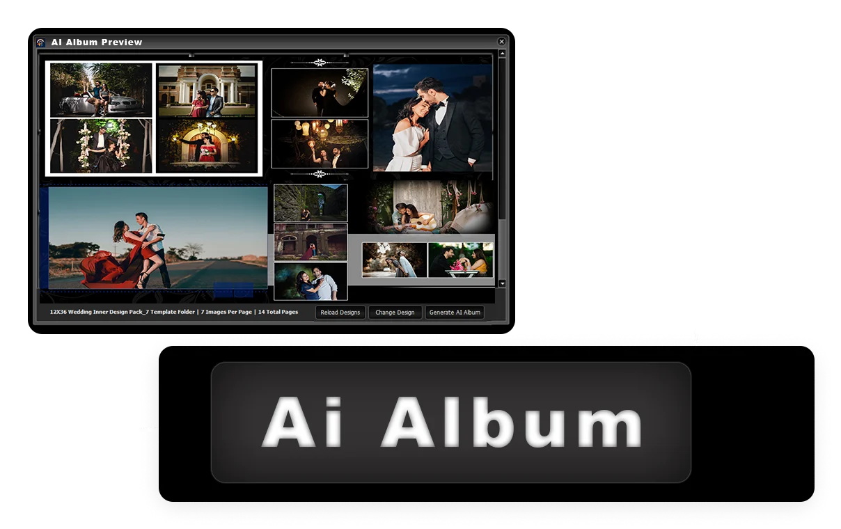 One Click AI Album 2026 Software - MadhuEdits