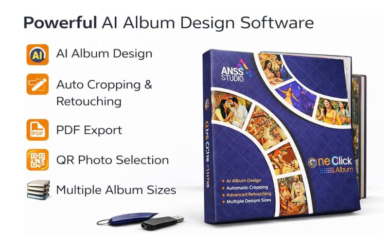 One Click AI Album 2026 Software - MadhuEdits