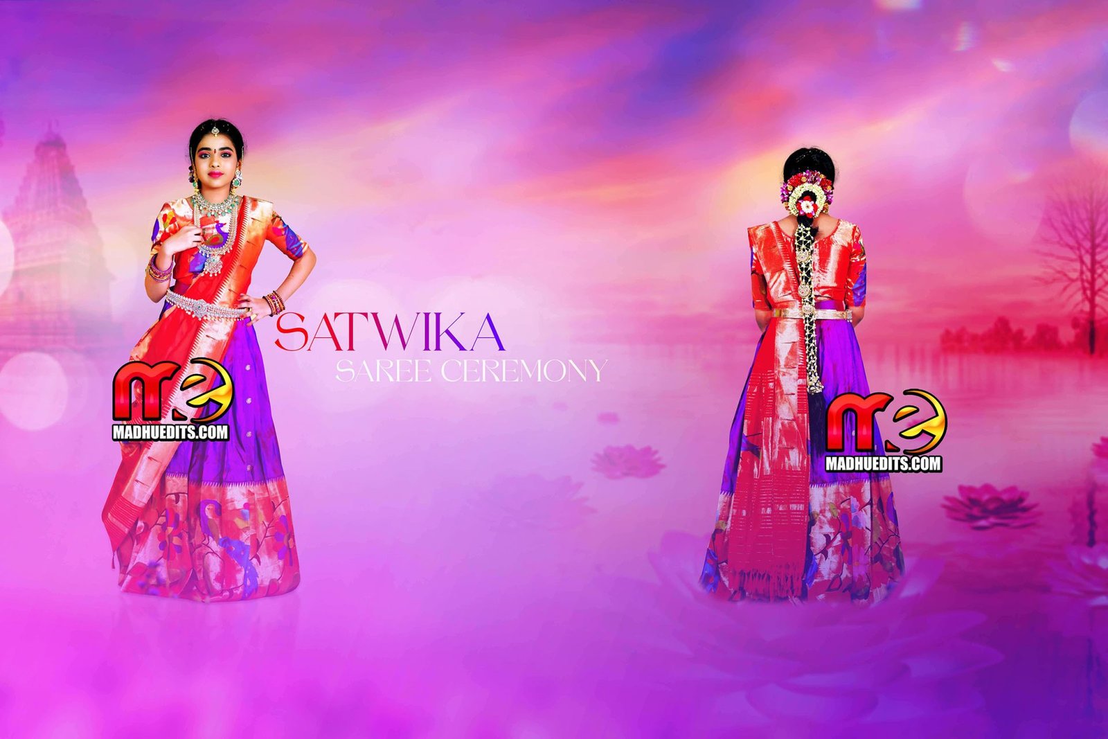 15x24 HALF SAREE ALBUM PSD FILES - MadhuEdits